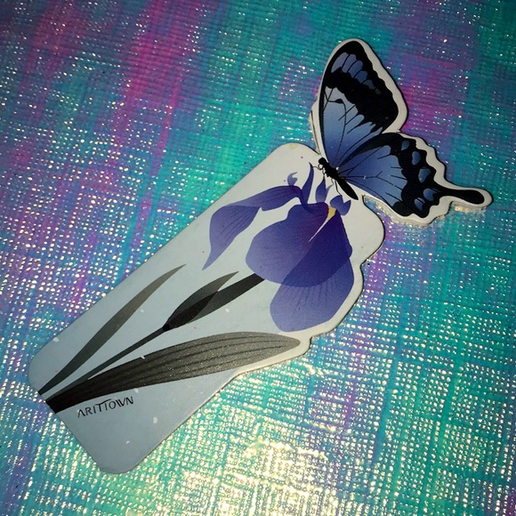 Office | 110 Blue Butterfly Note Bookmark | Poshmark